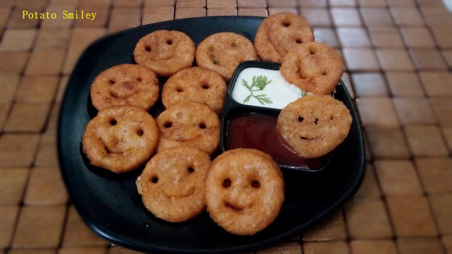 Potato Smiley | Easy Homemade Potato Smiles Recipe - Palate's Desire