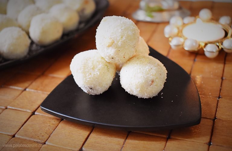 Rava Ladoo | Rave Unde |Sooji laddu - Palate's Desire