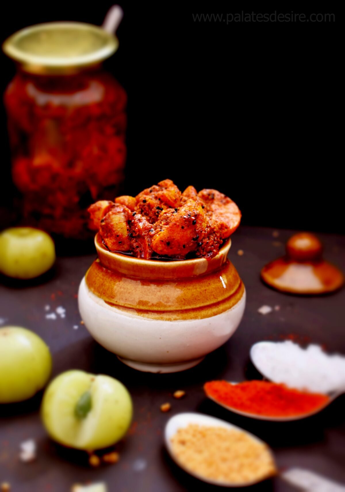 Amla Pickle Recipe {Step by step +Video } - Palate's Desire