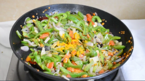 Capsicum Bath Recipe (Step By Step with Video) - Palate's Desire