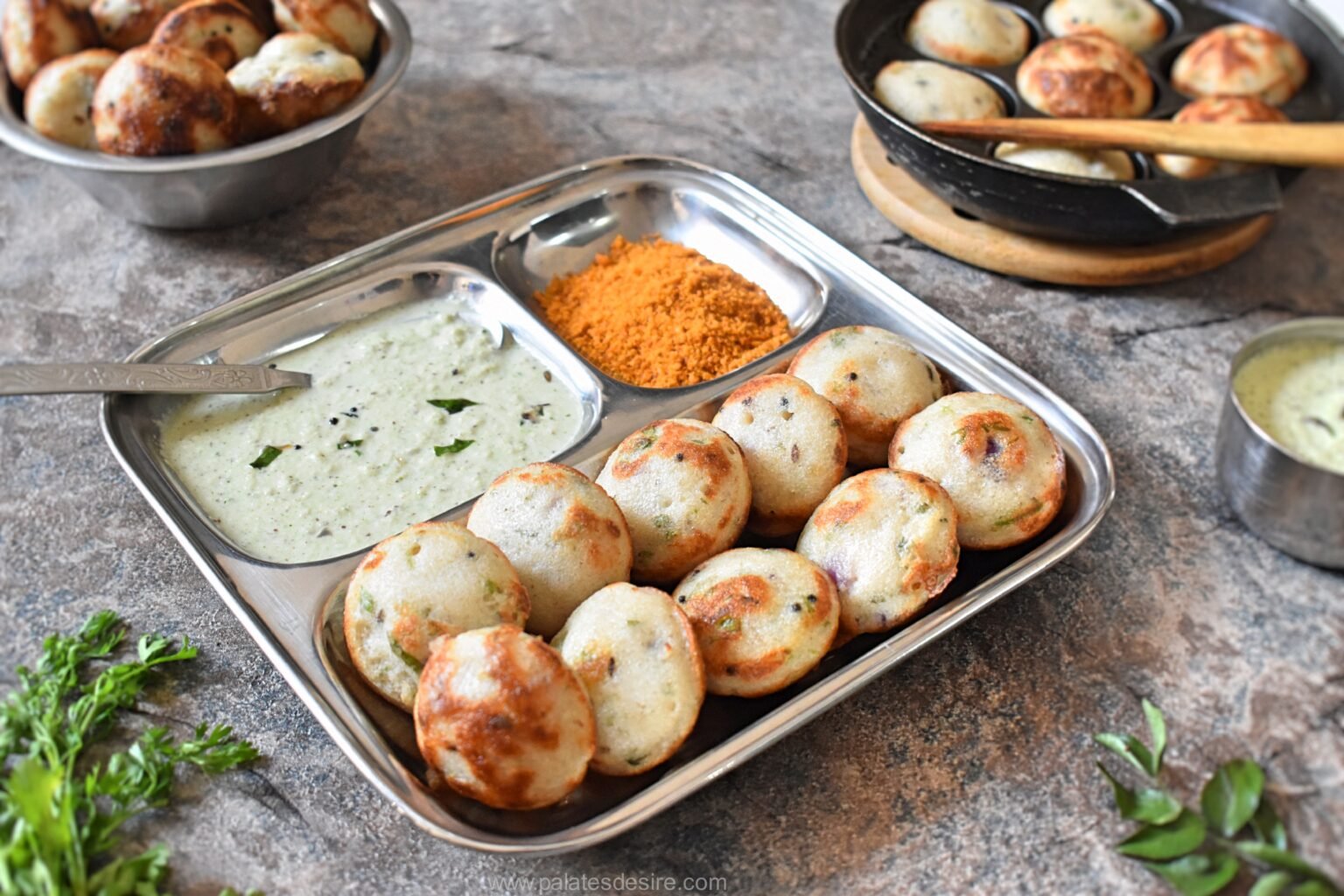 Rice Appe | Paddu |Guliappa Recipe - Palate's Desire