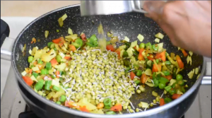 Vegetable Poha | Diet Poha - Palate's Desire