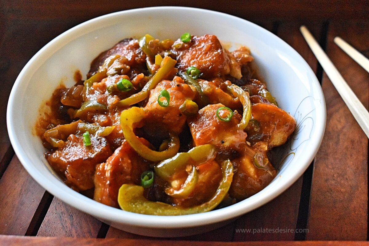 Chilli Paneer |Resturant Style Chilli Paneer - Palate's Desire
