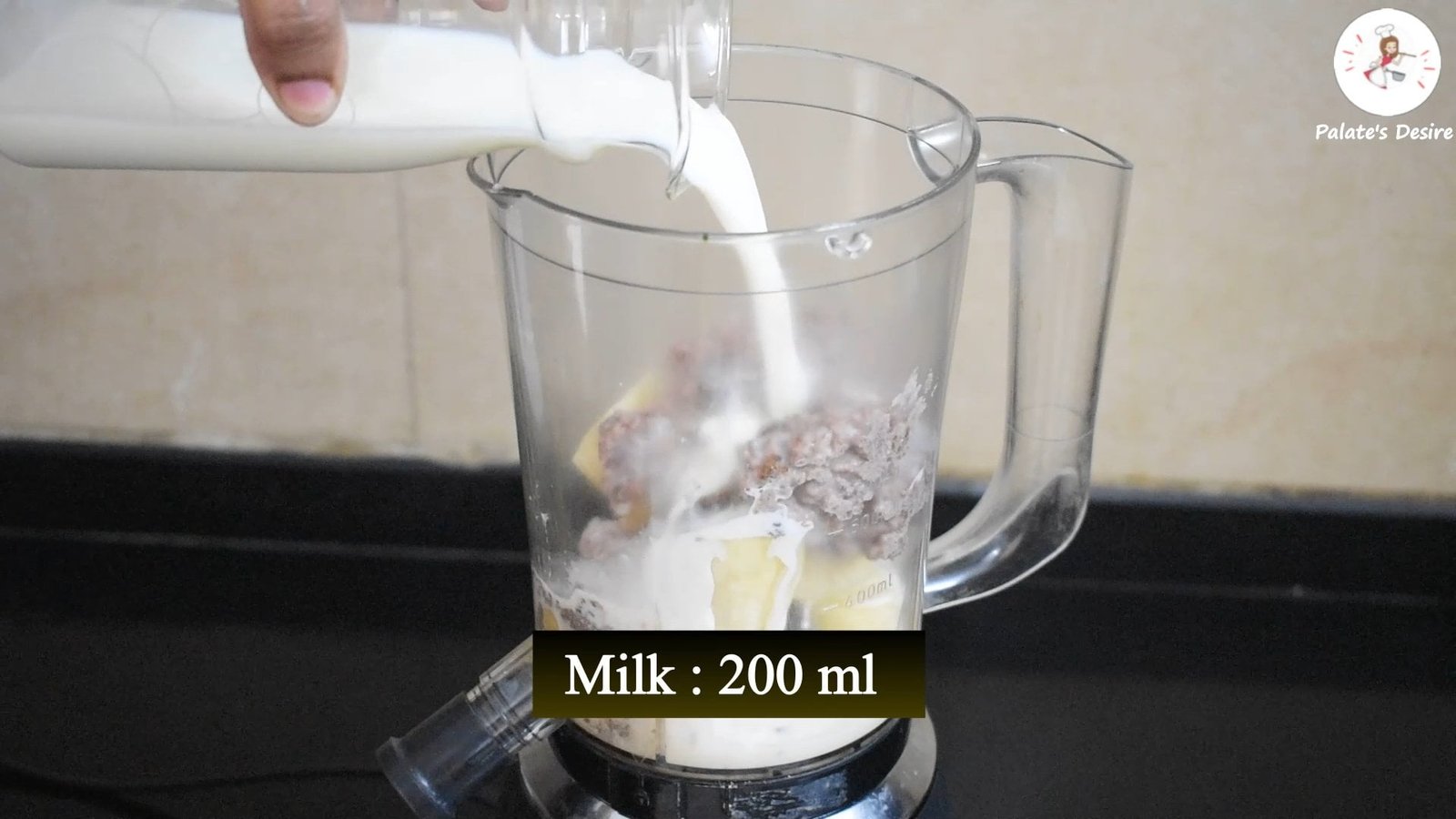 Ragi Banana Smoothie | how to make ragi smoothie - Palate's Desire