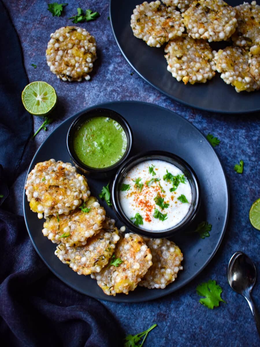 Sabudana Vada | Baked Sabudana Vada - Palate's Desire