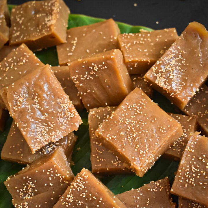 Wheat Coconut Milk Pudding | Godhi Halbai - Palate's Desire